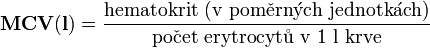 Střední objem erytrocytu – WikiSkripta